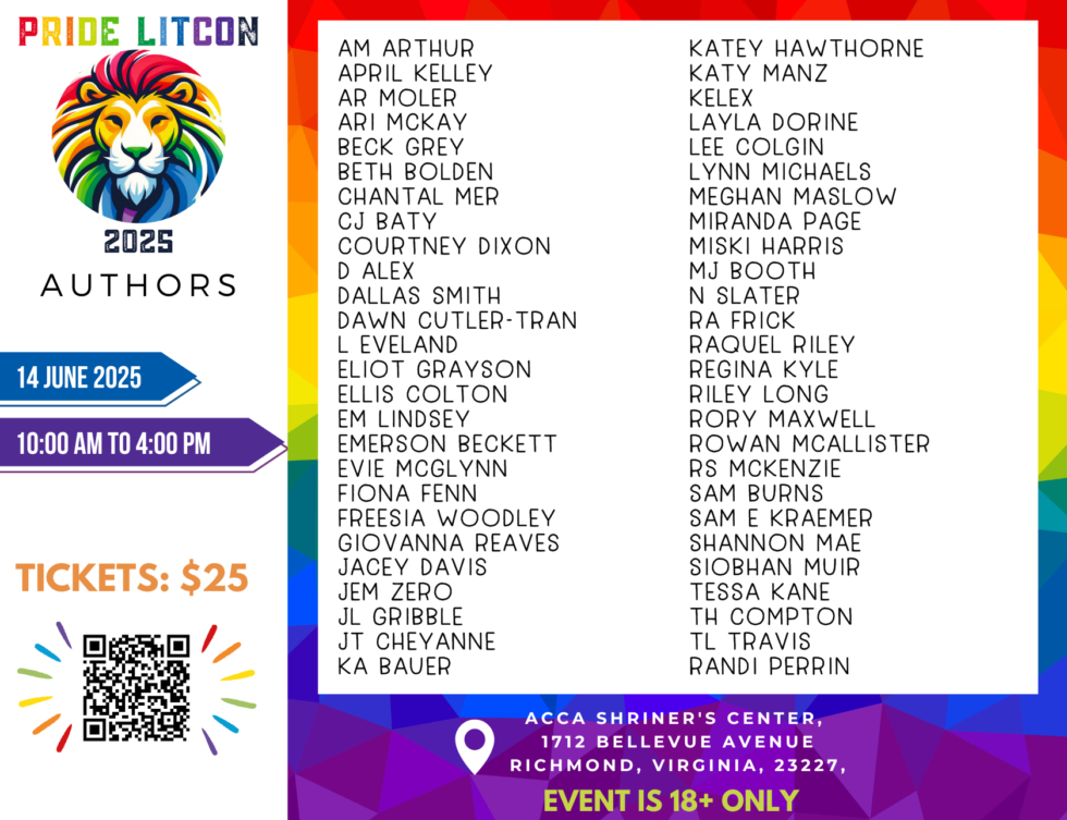 Pride Litcon | Home for all things Pride Litcon. Housed in RVA!